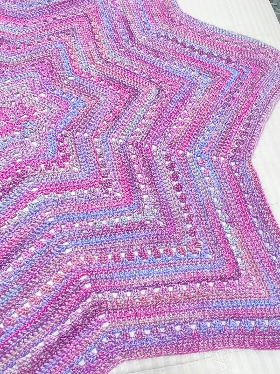 Crochet Throw Blanket | Crochet Star Blanket | Handmade Star Blanket - Etsy