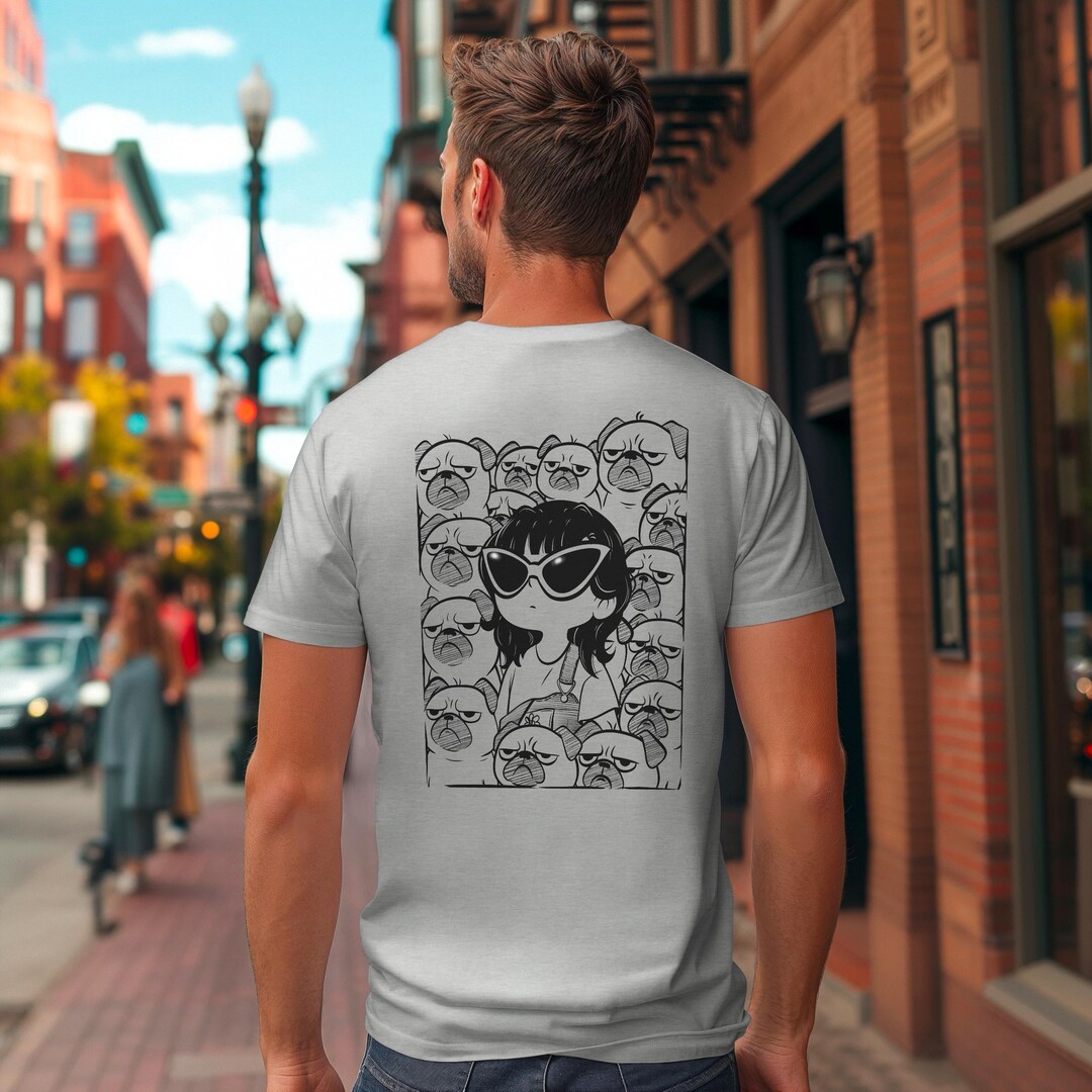 Swag Tshirt, Swag Girl, Funny Pug Shirt, Funny Pug, Gift for Her, Shirt ...
