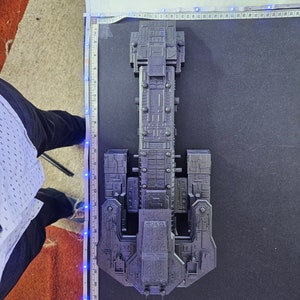 Stargate X303 USS Prometheus Large 19" 3D Model With Stand - Etsy