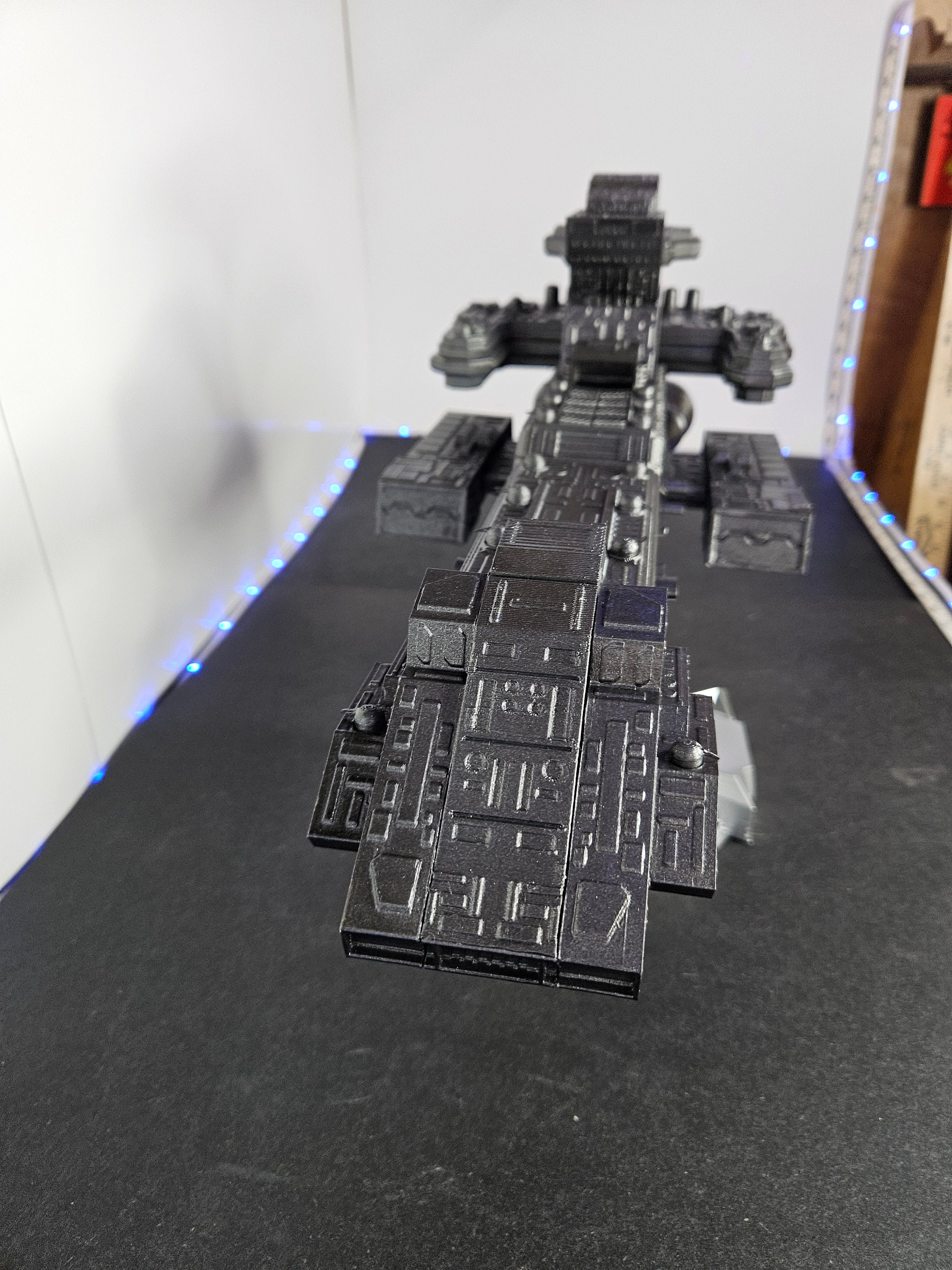 Stargate X303 USS Prometheus Large 19" 3D Model With Stand - Etsy