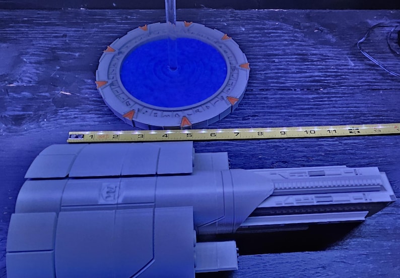 Vanir Cruiser 3D Printed Model | Stargate Atlantis-inspired Spaceship ...