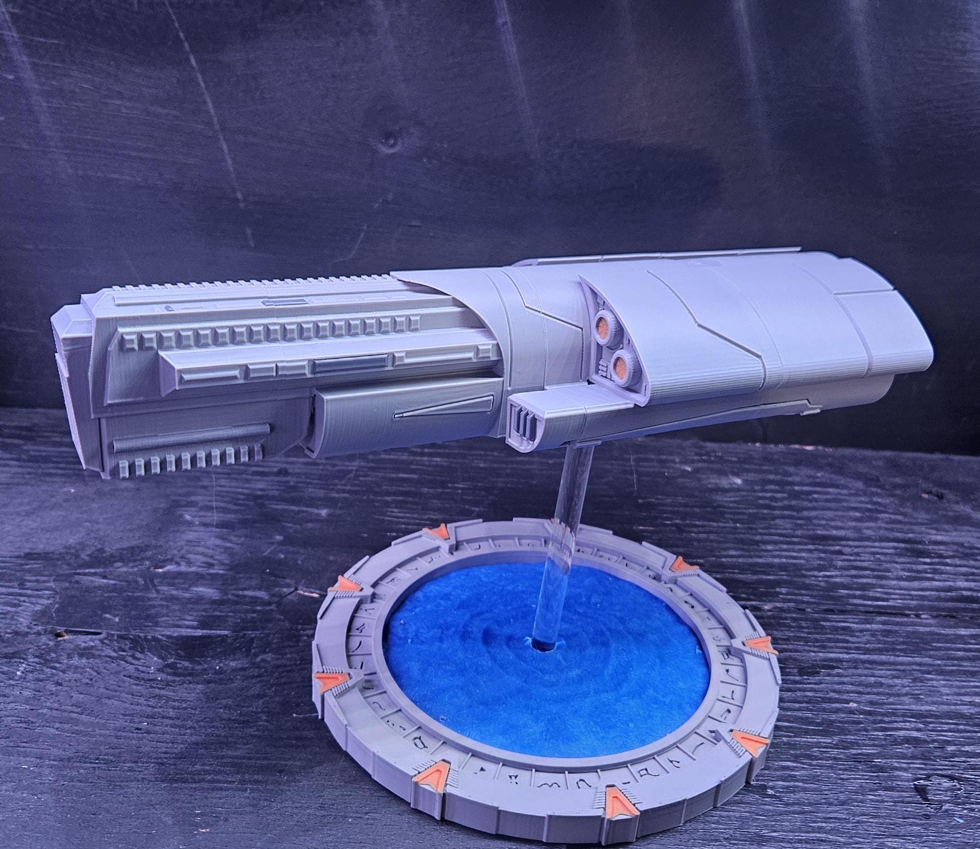 Vanir Cruiser 3D Printed Model | Stargate Atlantis-inspired Spaceship ...