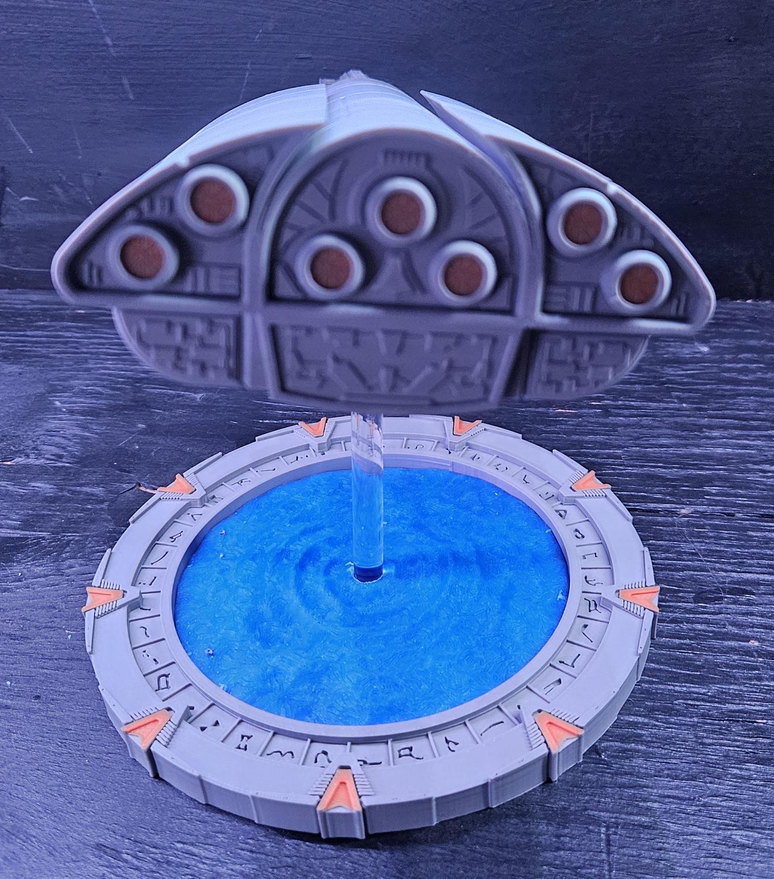 Vanir Cruiser 3D Printed Model | Stargate Atlantis-inspired Spaceship ...