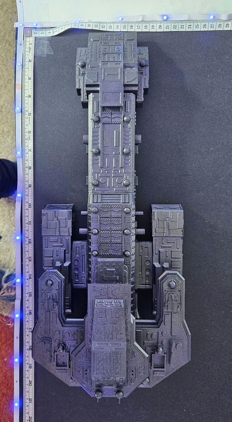 Stargate X303 USS Prometheus Large 19" 3D Model With Stand - Etsy