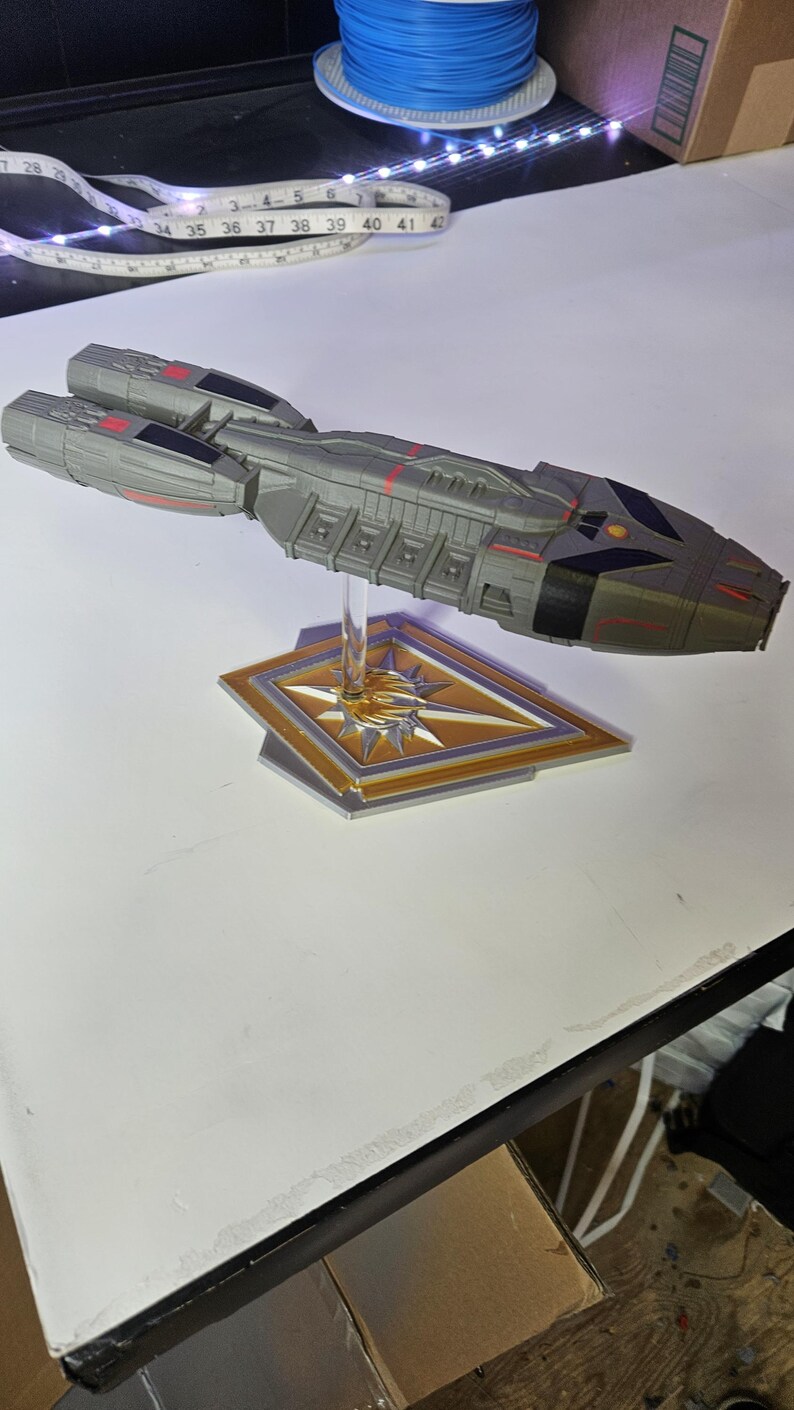 11.75" Battlestar Galactica Ranger Cruiser Model - Detailed 3d Printed ...