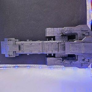 Stargate X303 USS Prometheus Large 19" 3D Model With Stand - Etsy