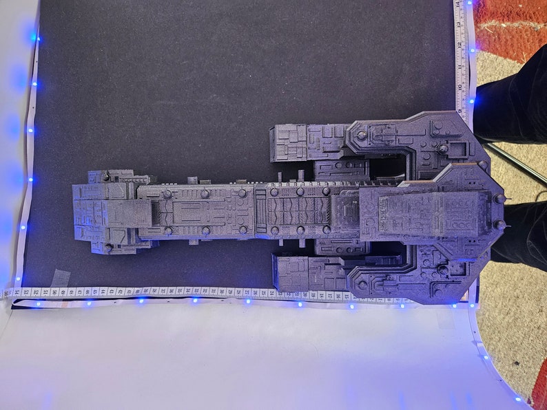 Stargate X303 USS Prometheus Large 19" 3D Model With Stand - Etsy