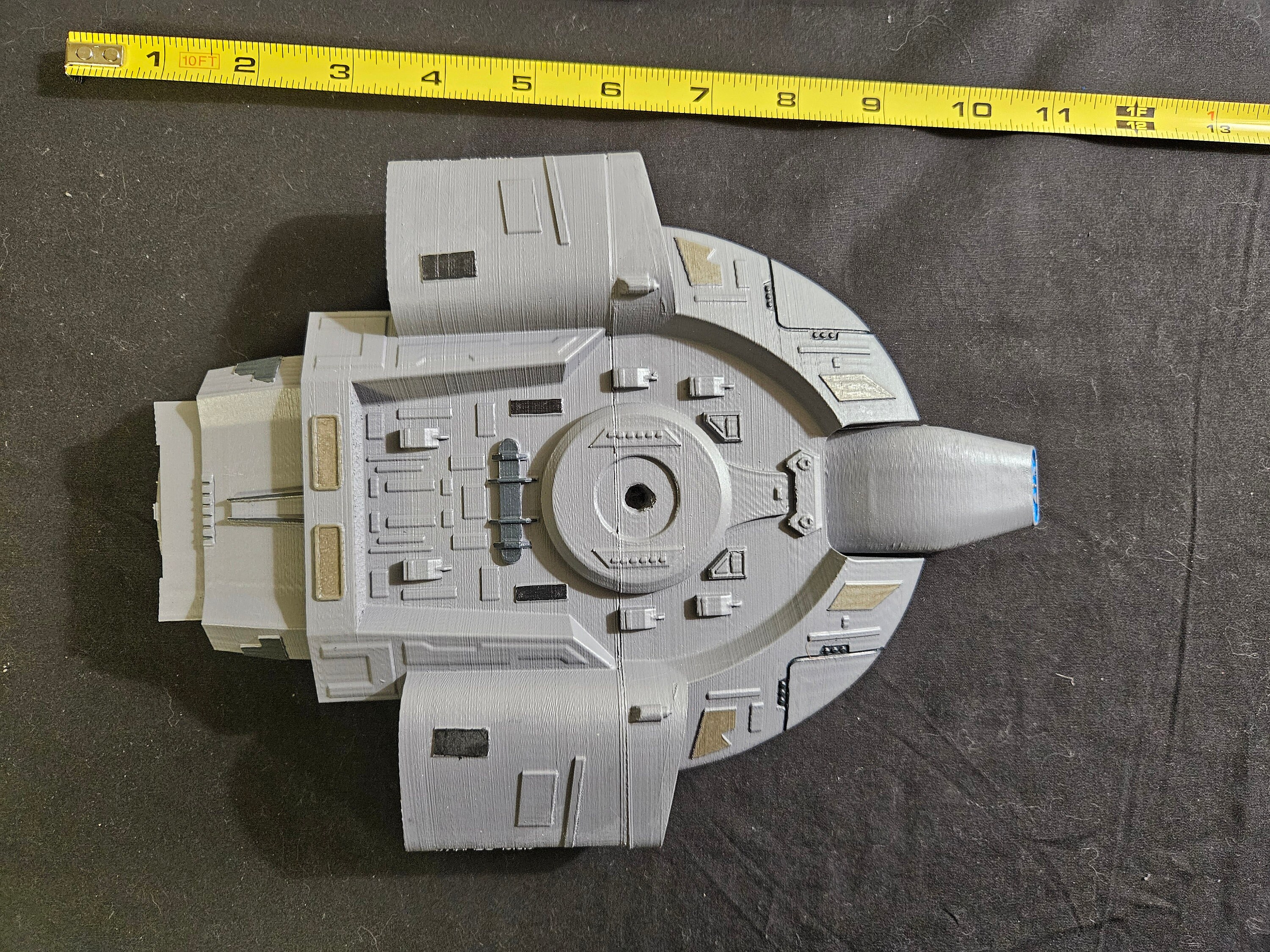 10 USS Defiant 3D Printed Model With Display Stand Highly Detailed and ...