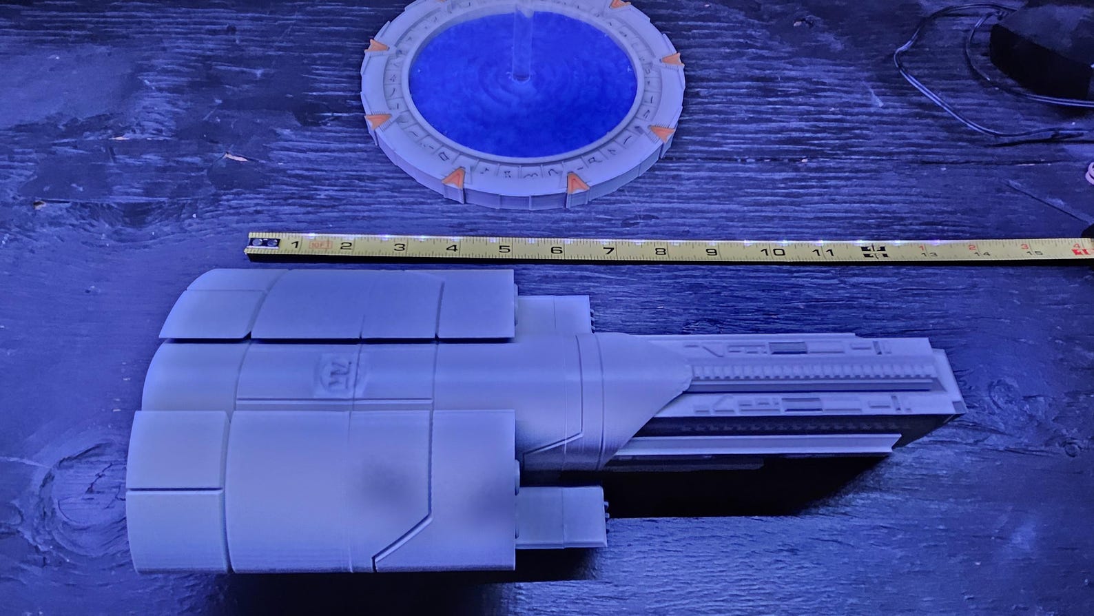 Vanir Cruiser 3D Printed Model | Stargate Atlantis-inspired Spaceship ...