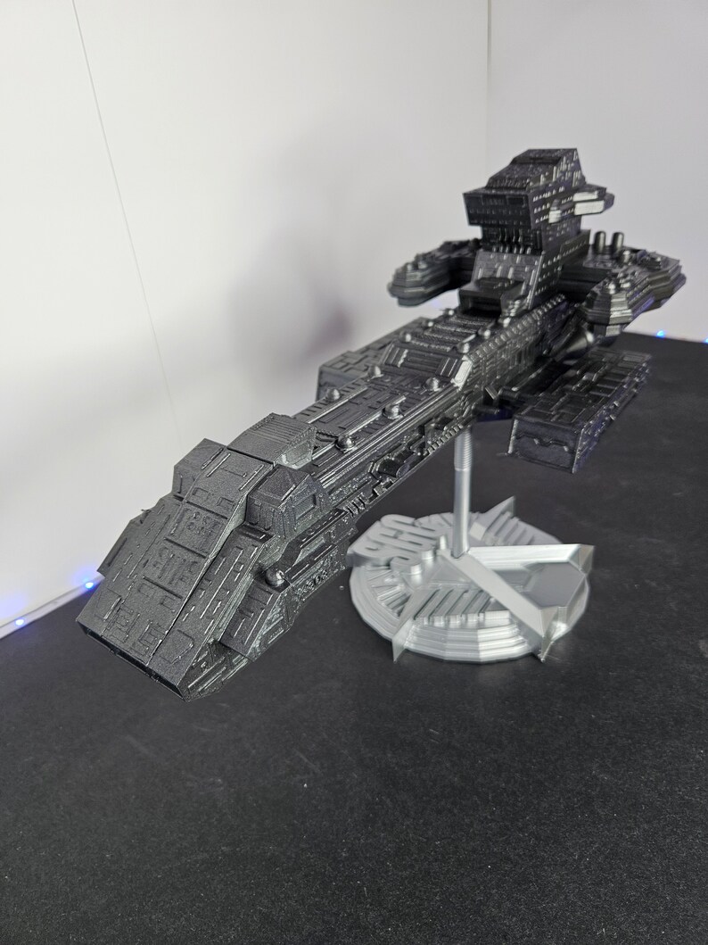 Stargate X303 USS Prometheus Large 19" 3D Model With Stand - Etsy
