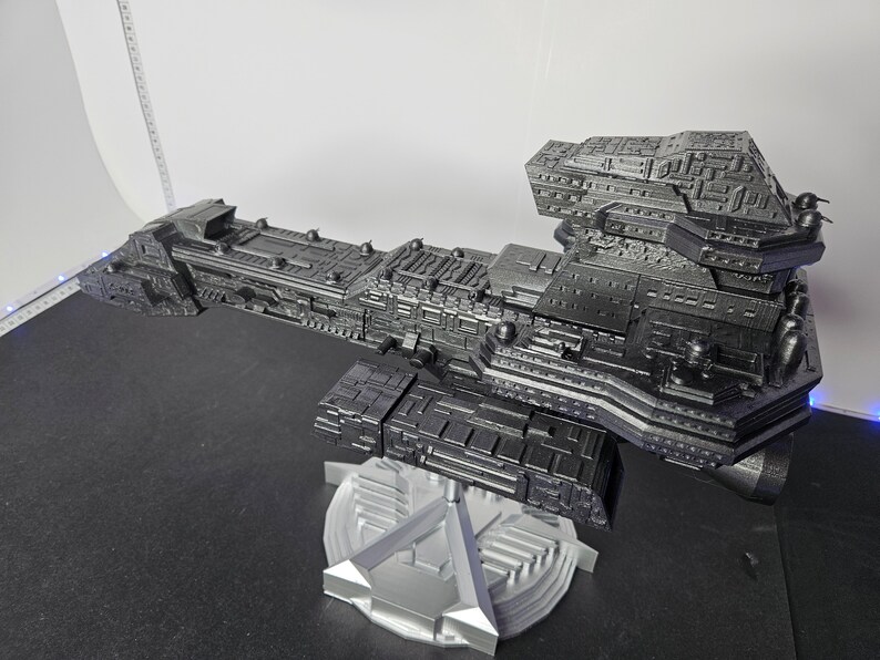 Stargate X303 USS Prometheus Large 19" 3D Model With Stand - Etsy