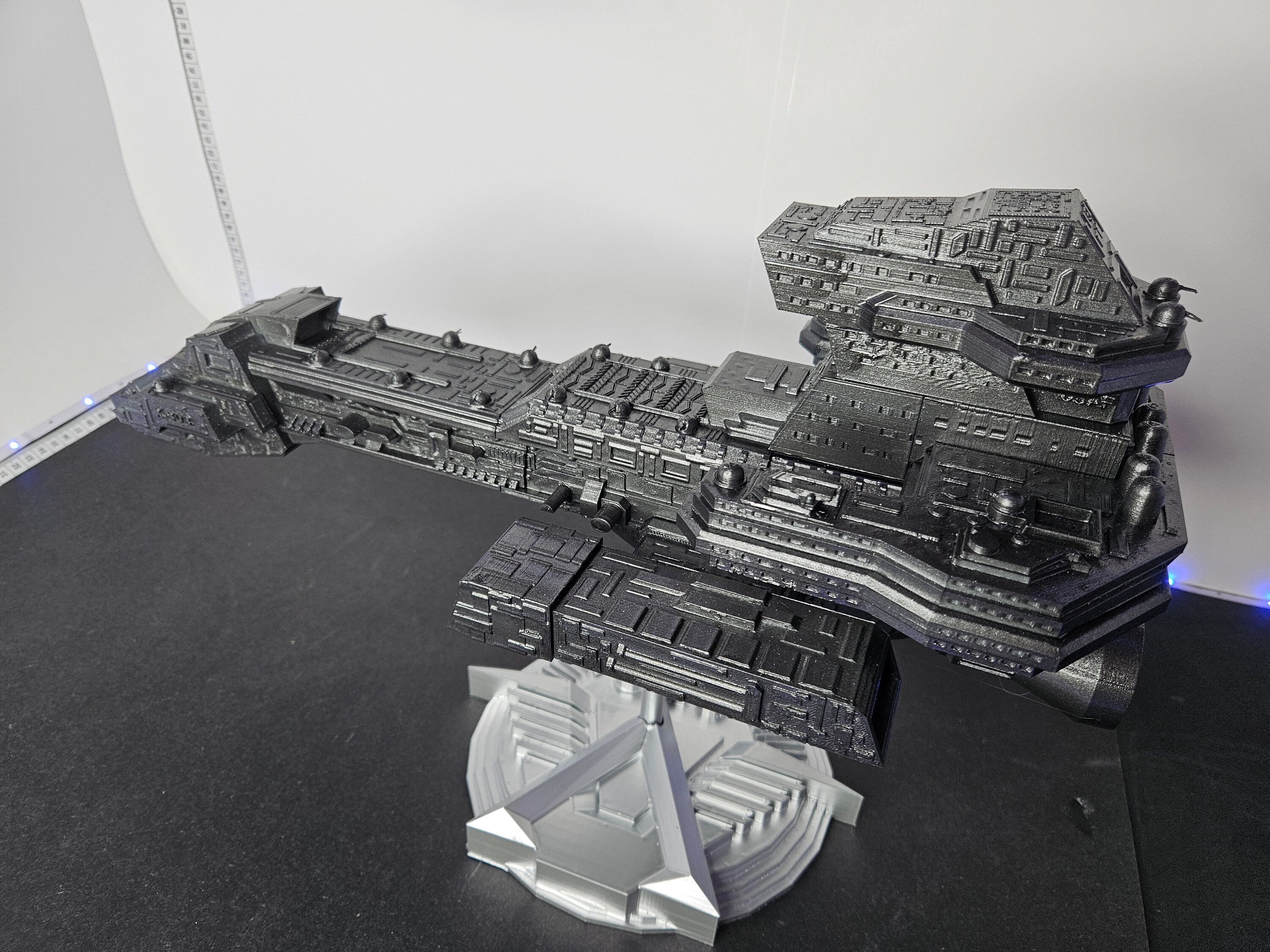 Stargate X303 USS Prometheus Large 19 3D Model With Stand - Etsy