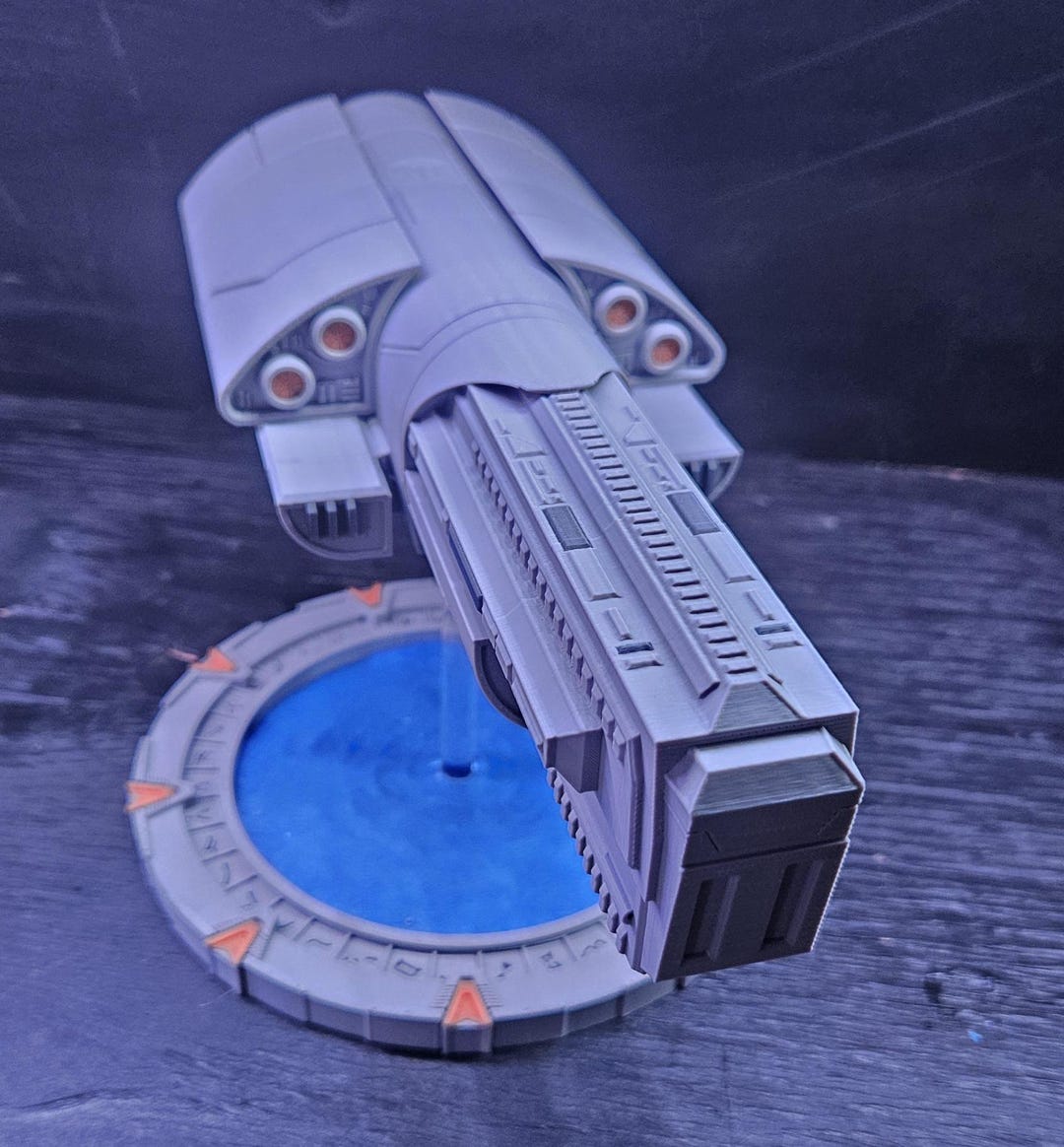 Vanir Cruiser 3d Printed Model | Stargate Atlantis-inspired Spaceship ...