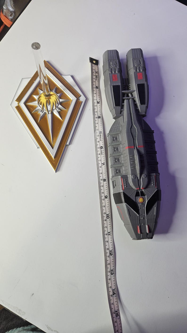 11.75" Battlestar Galactica Ranger Cruiser Model - Detailed 3d Printed ...