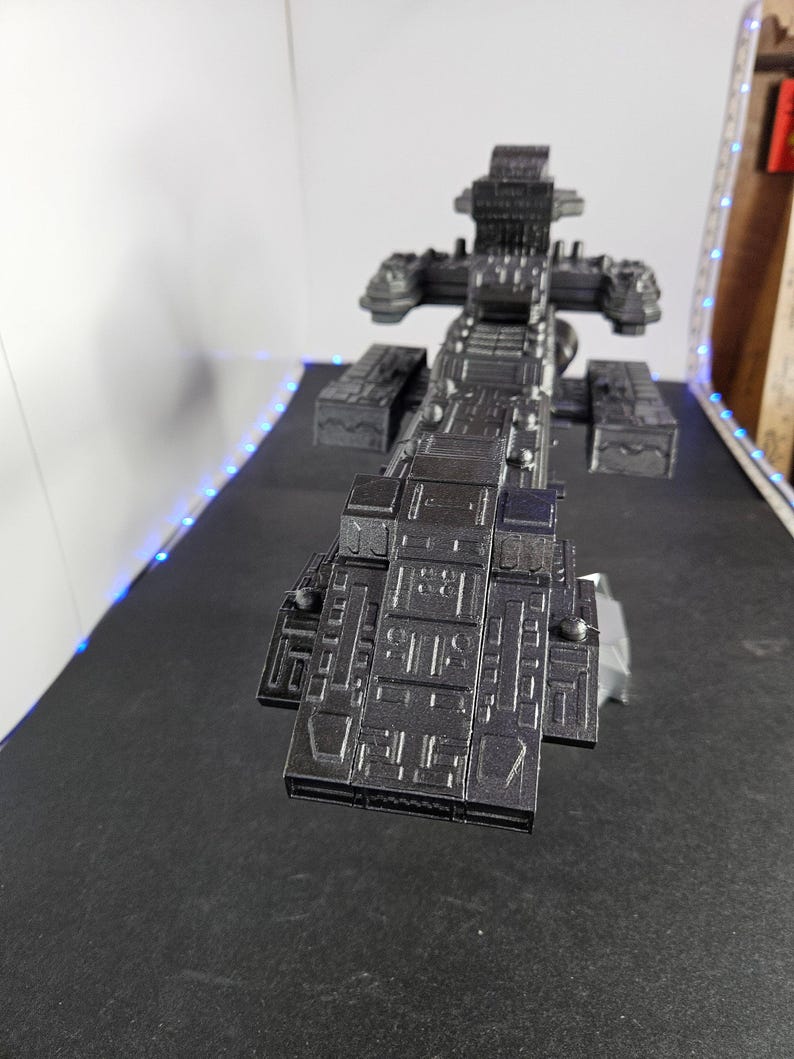 Stargate X303 Uss Prometheus Large 19" 3d Model With Stand - Etsy