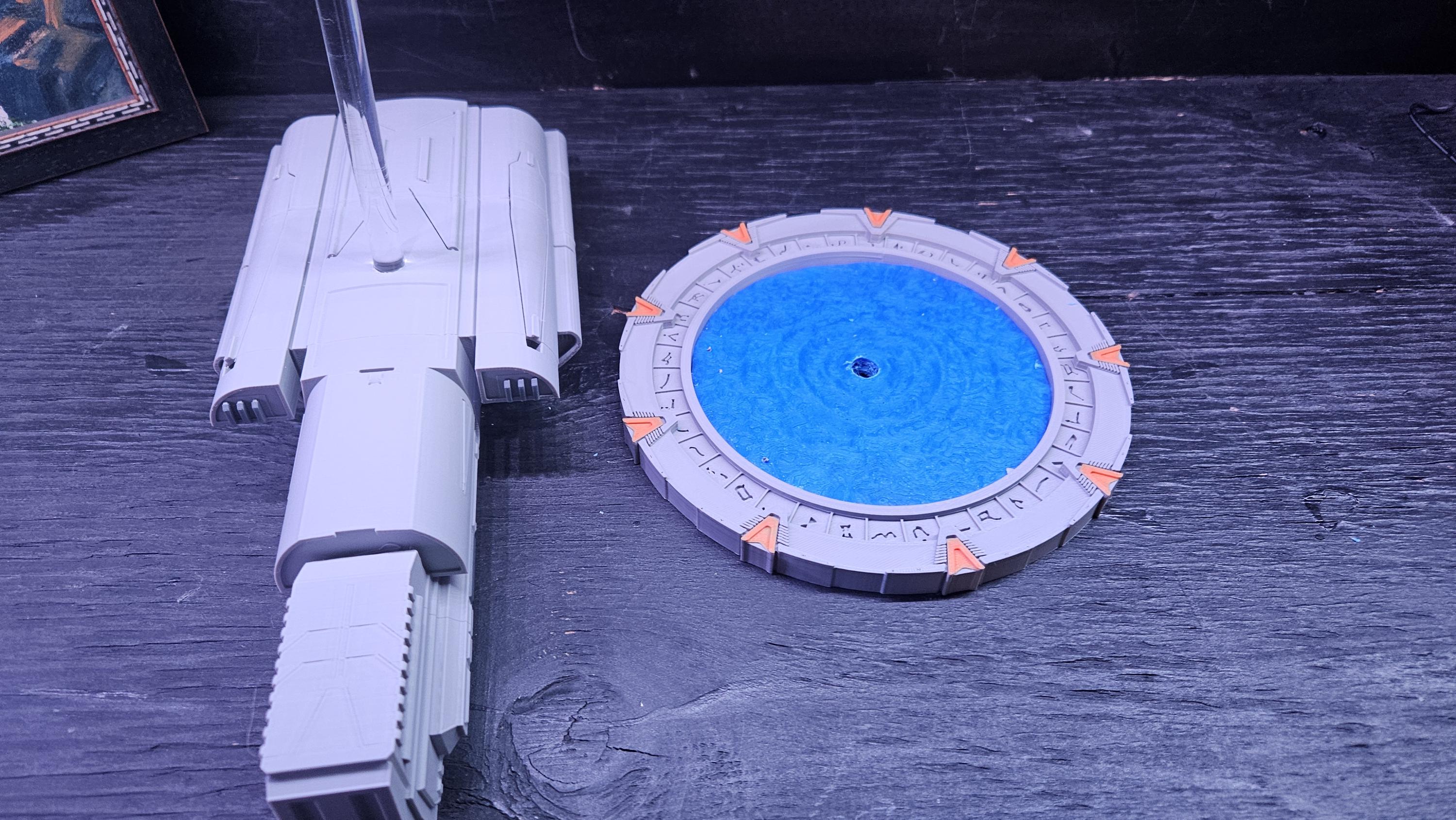 Vanir Cruiser 3D Printed Model | Stargate Atlantis-inspired Spaceship ...