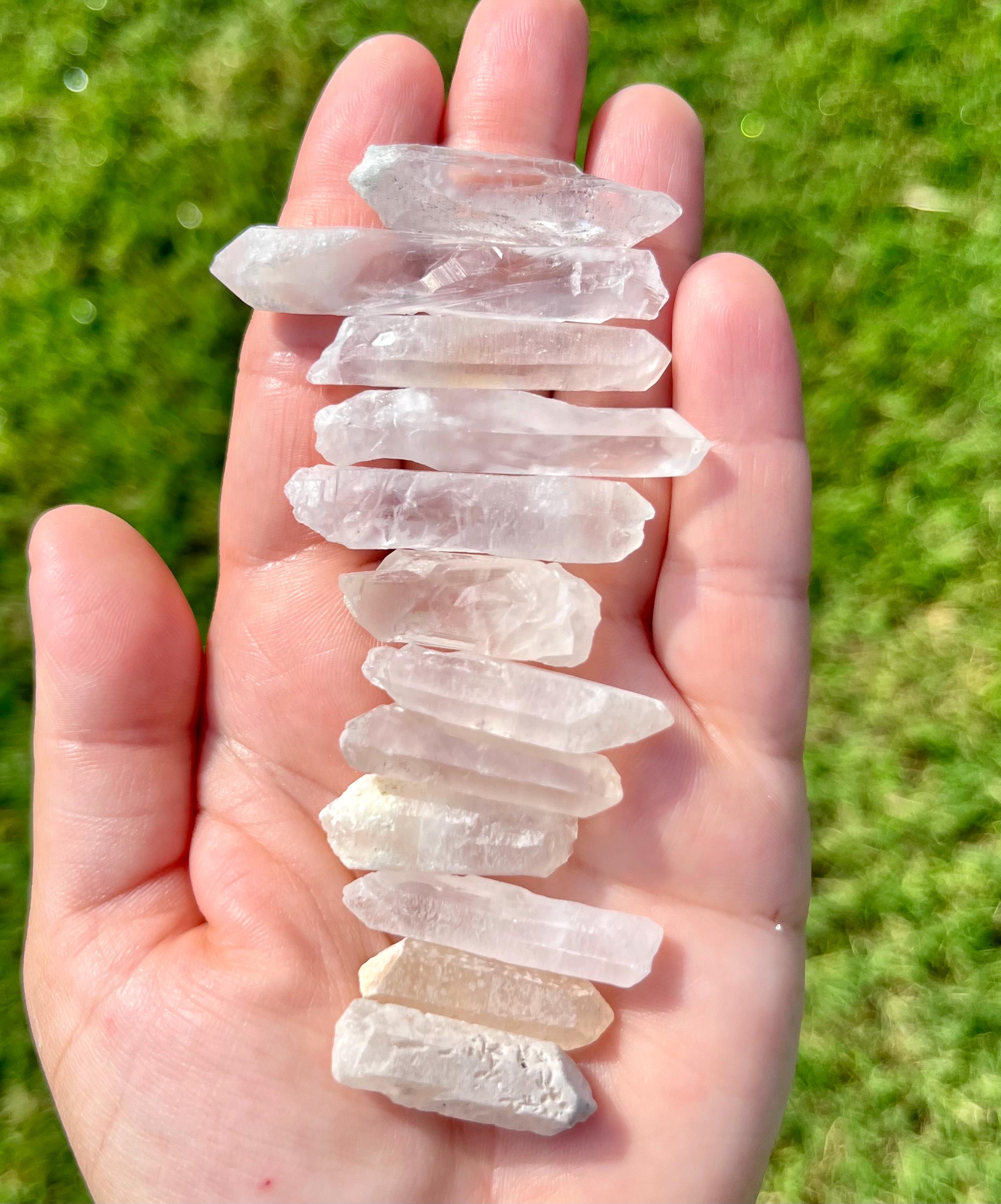 Mini Laser Quartz Points / 5 Pc Lot / Mixed Size / Random Choice - Etsy