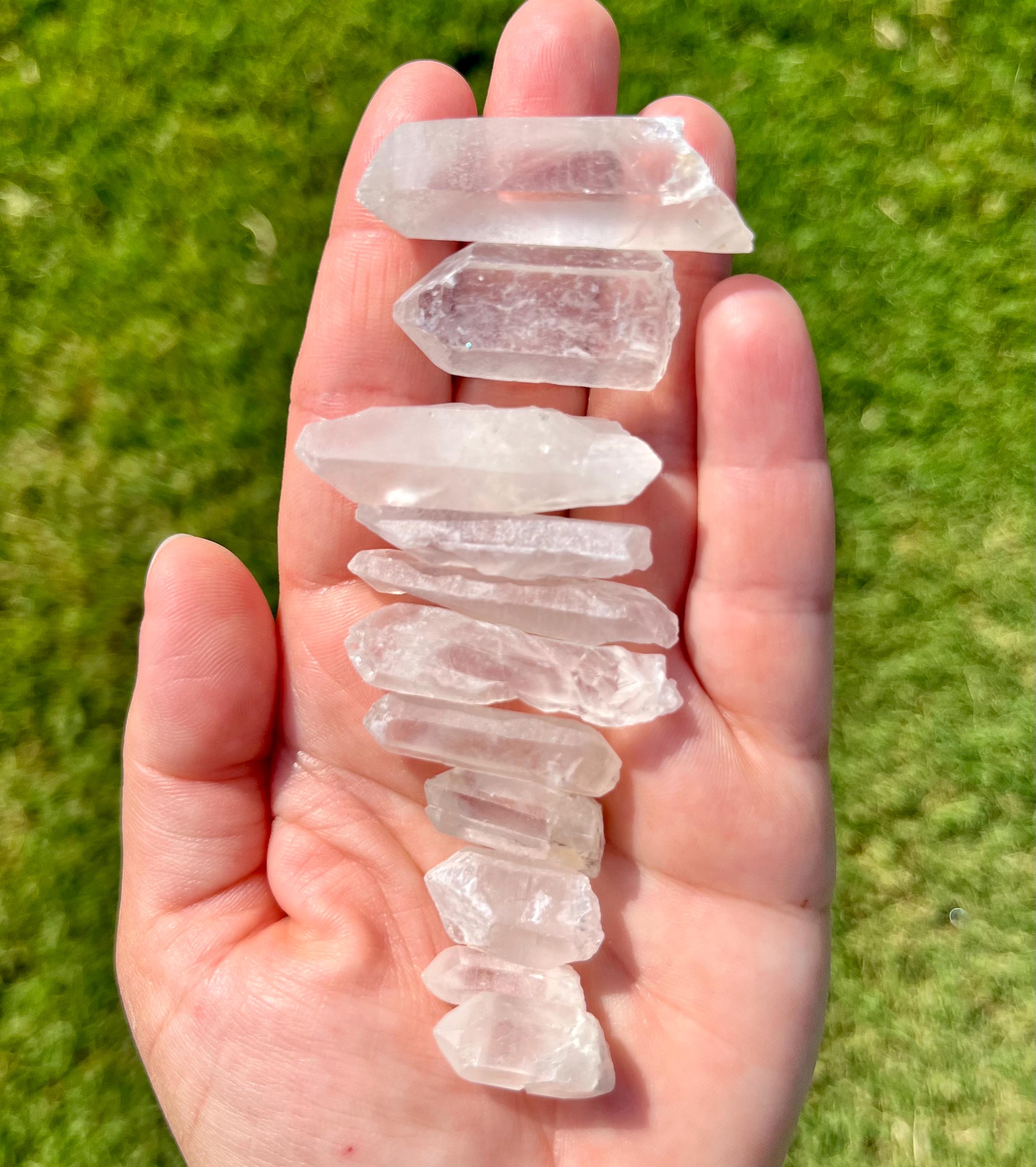 Mini Laser Quartz Points / 5 Pc Lot / Mixed Size / Random Choice - Etsy