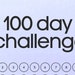 100 Day Challenge Tracker - Etsy