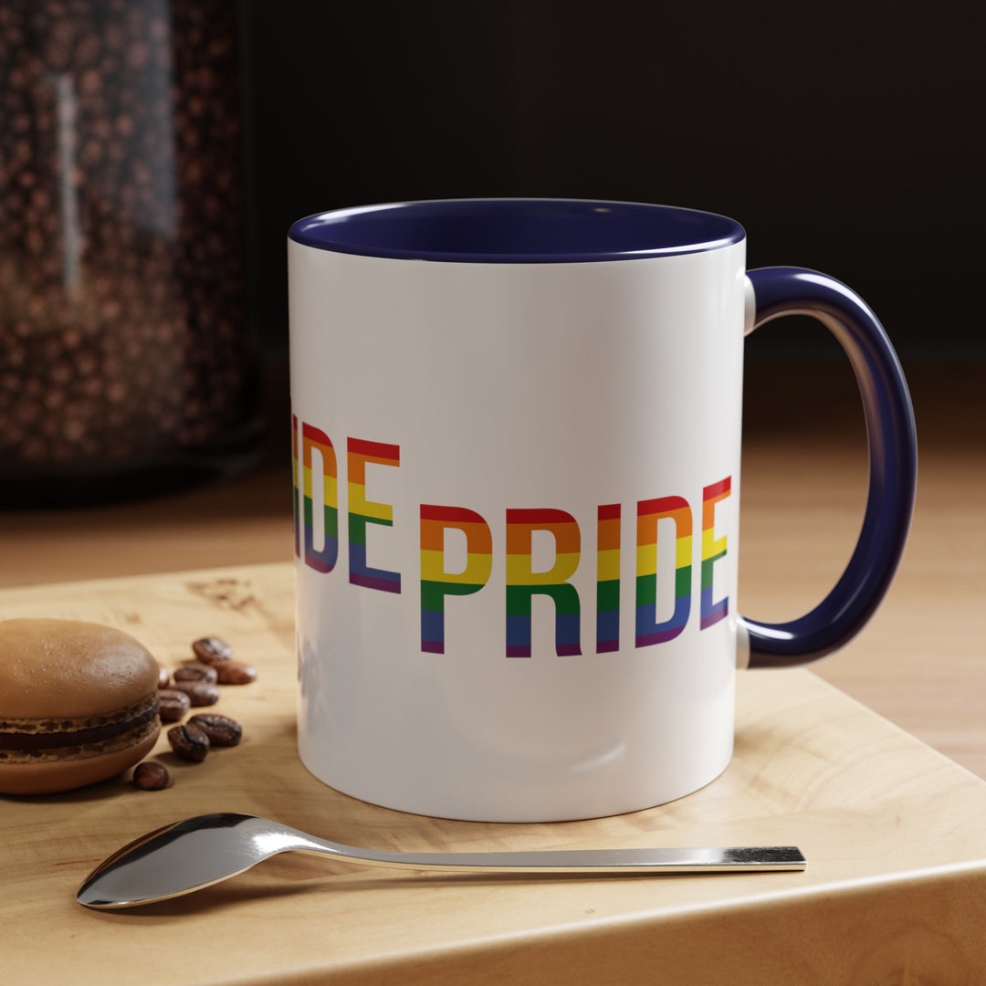 Rainbow Pride Coffee Mug – LGBTQ+ Equality Gift - Etsy