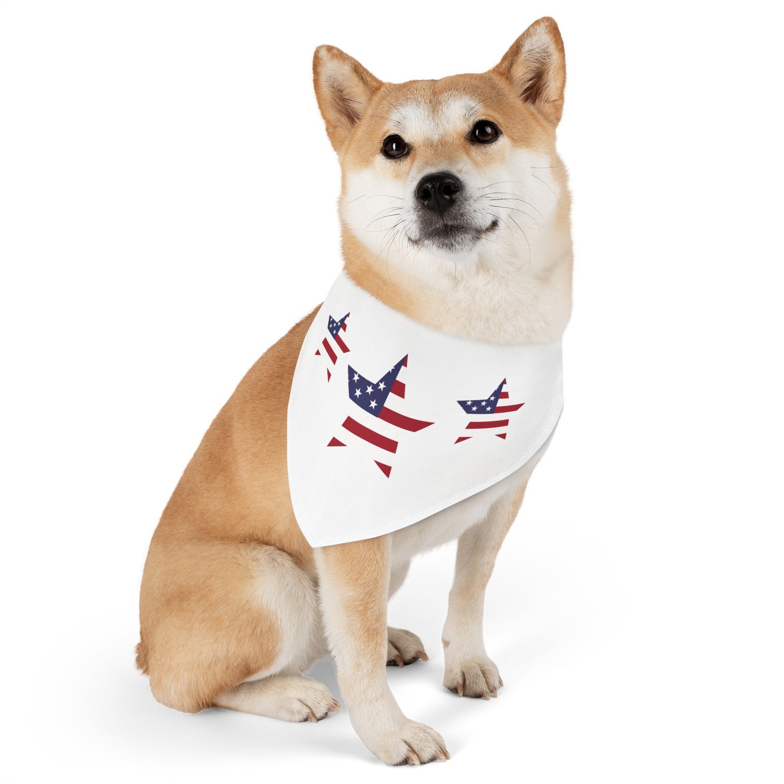 July 4th Dog Bandana, Patriotic USA Flag Design, Perfect Independence ...