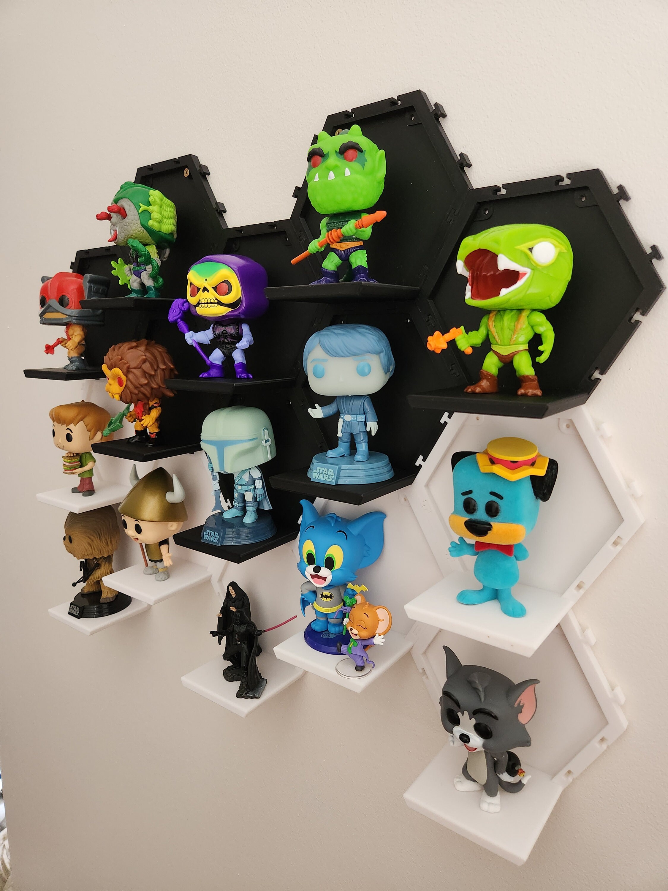Interlocking Hexagonal Funko Pop Display Shelves - 3D Printable File - Etsy