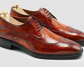 Men's Oxfords & Wingtips - Etsy