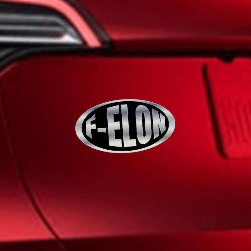 F Elon and the Felon Bumper Sticker - Etsy