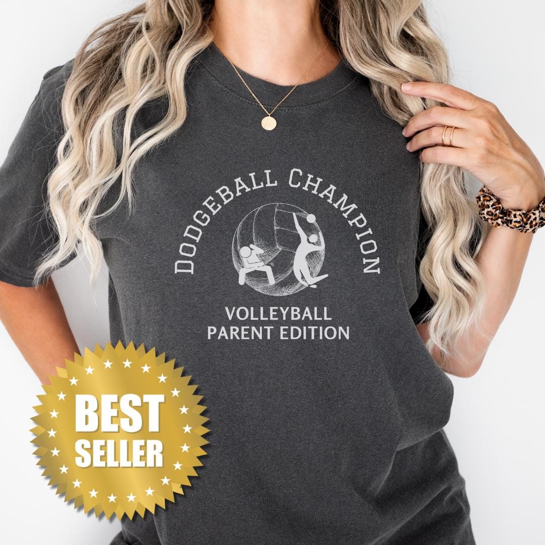 Volleyball Spectator Shirt for Volleyball Sports Fan Dodgeball Champ ...