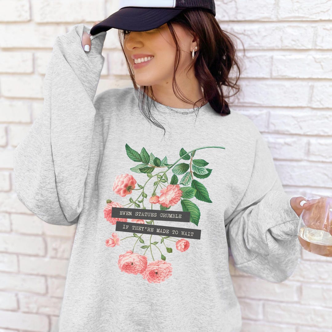 Vintage Flower Sweatshirt Taylor Merch Gift Tortured Poets Wear Vintage ...