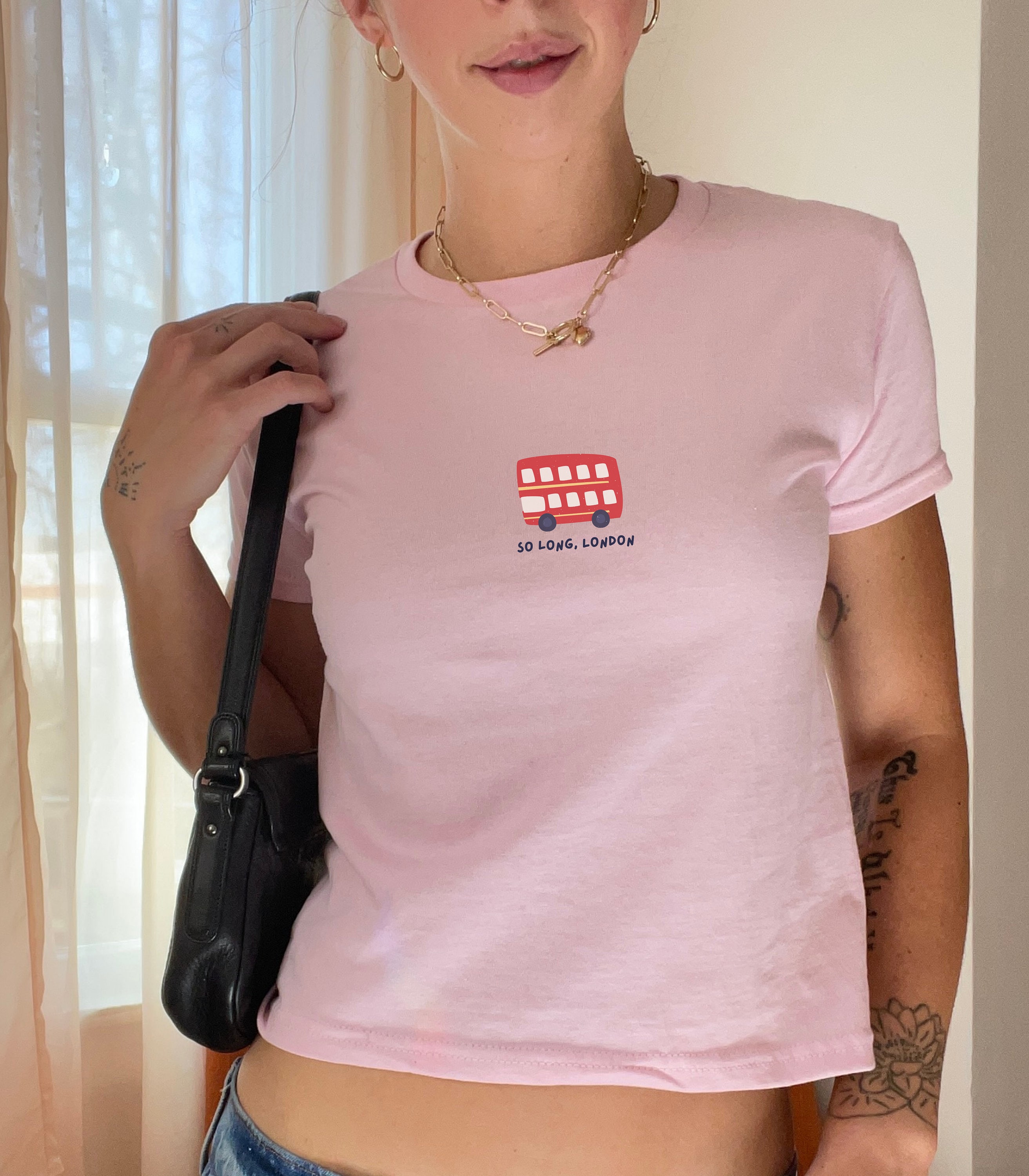 Baby Tee so Long London Bus Shirt Taylor Crop Top Adult Swift Baby Tee ...
