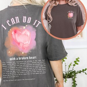 I Can Do It With a Broken Heart Lyrics Shirt T Swift Fan Art Merch Gift ...