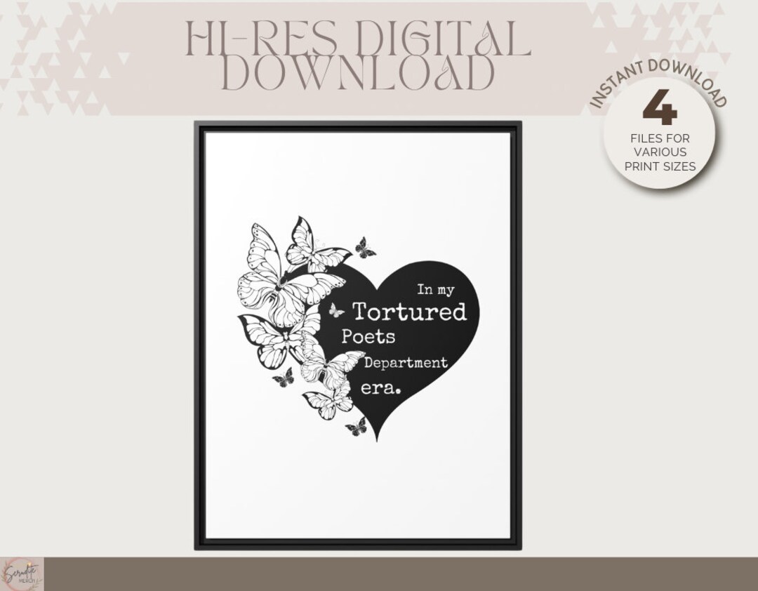 TTPD Wall Art Digital Download Room Decor in My Tortured Poets Era ...