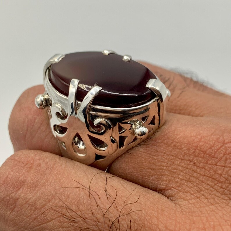 Nigel's Ring Design From the Movie Devil Wears Prada Carnelian Aqeeq ...