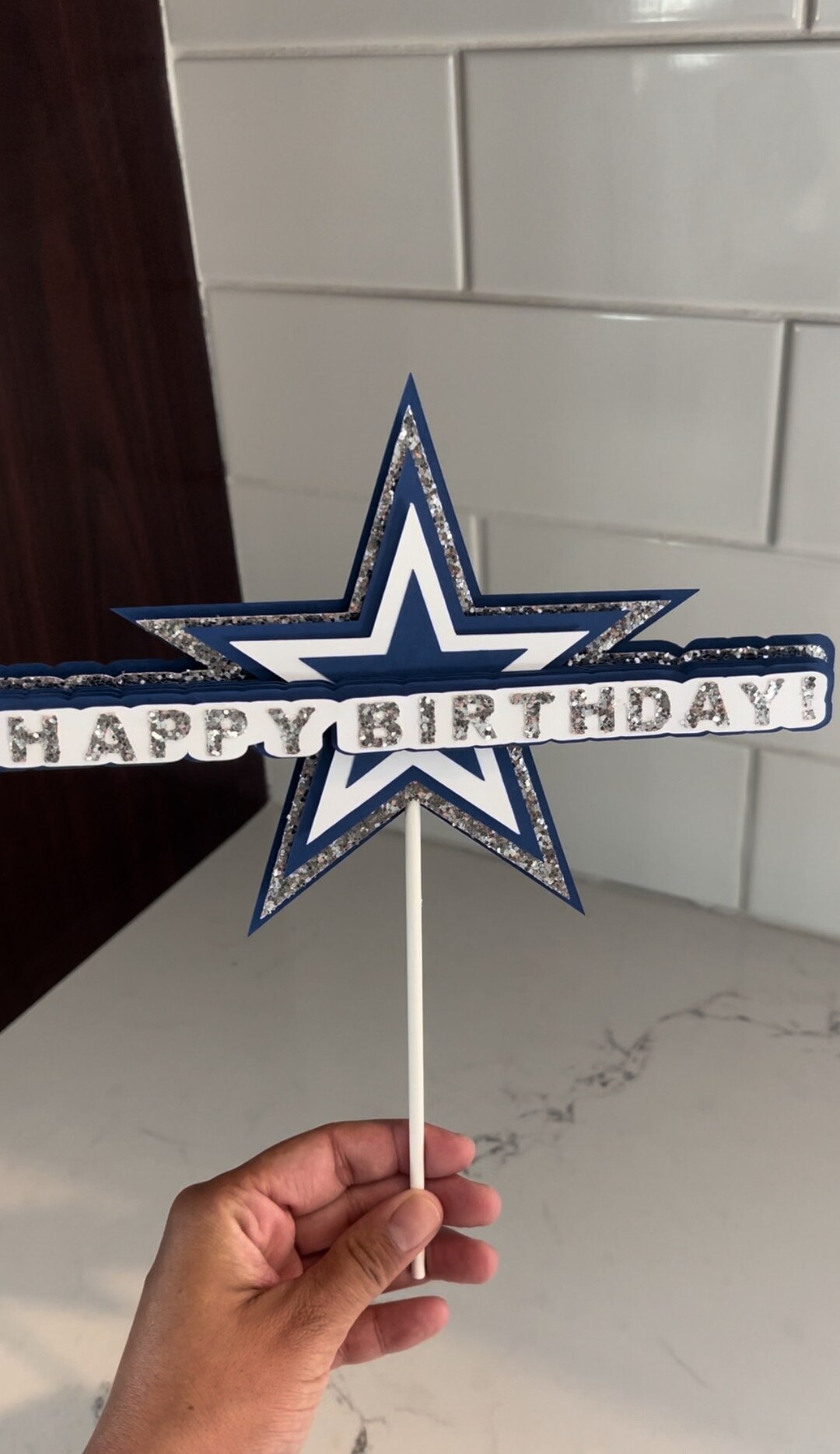 Cowboys Cake Topper - Etsy