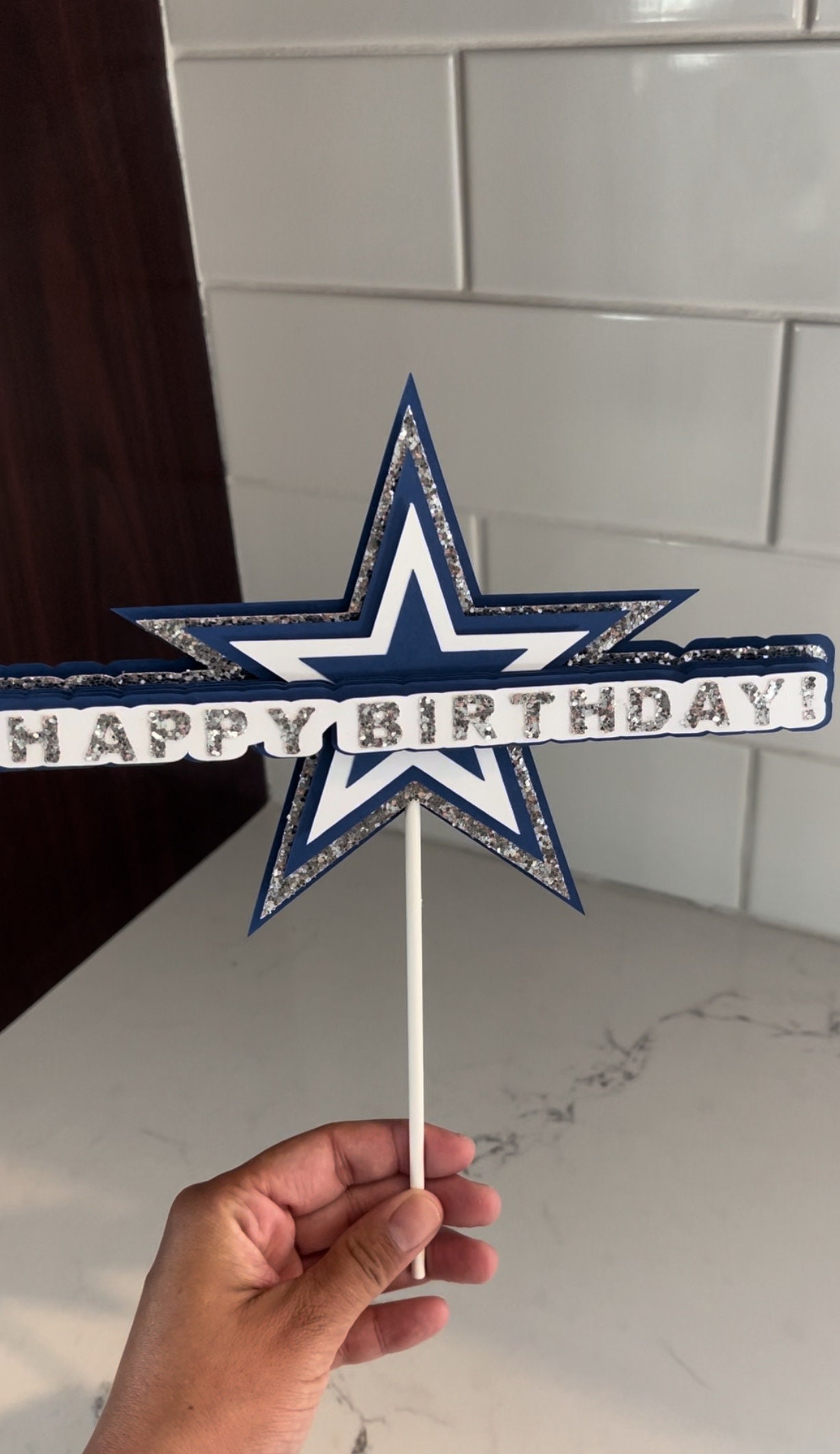 Cowboys Cake Topper - Etsy