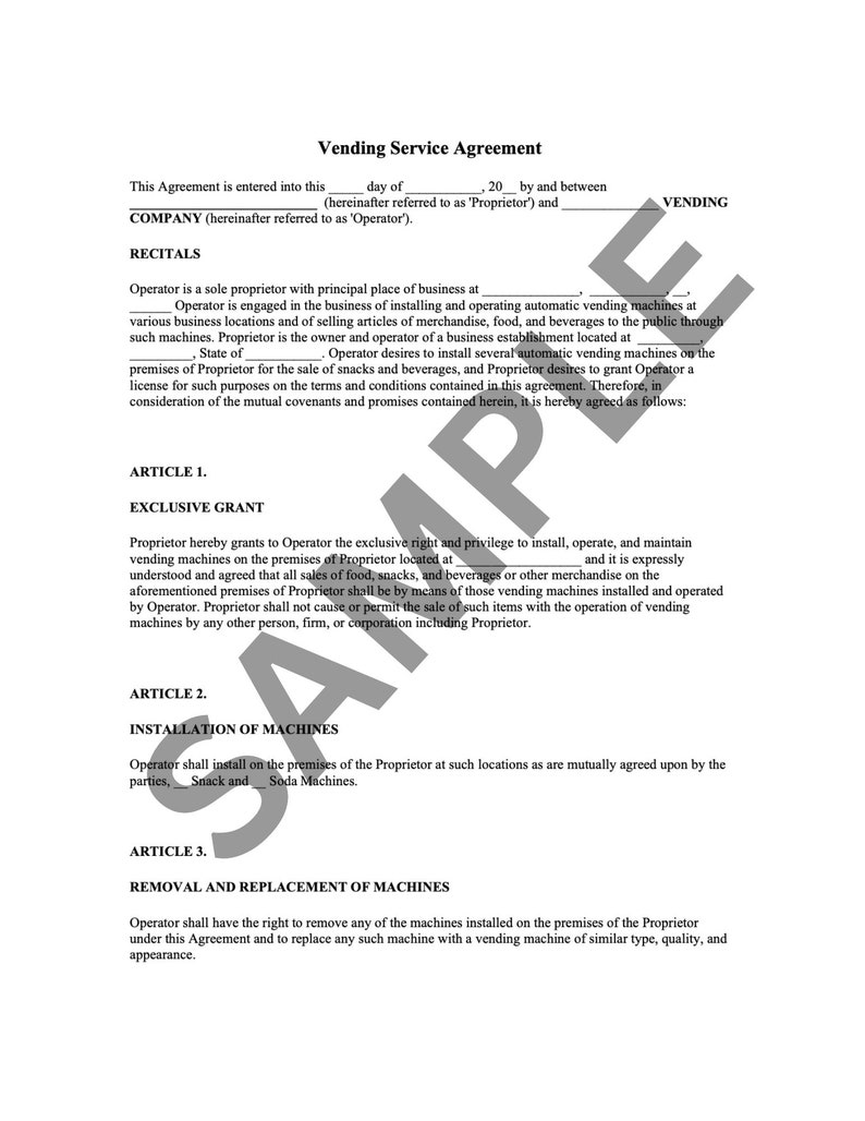 Vending Machine Bundle- Call/email Script, Proposal Guide, Vending ...