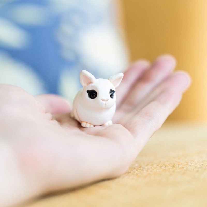 Polymer Clay Bunny - Etsy