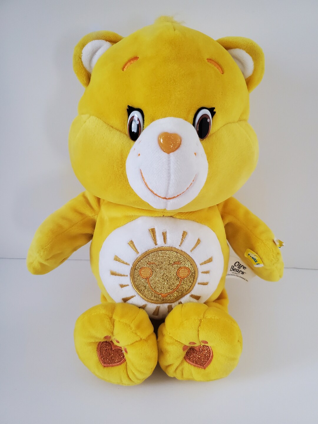 Care Bears Funshine Yellow Sunshine Plush Stuffed Animal - Etsy