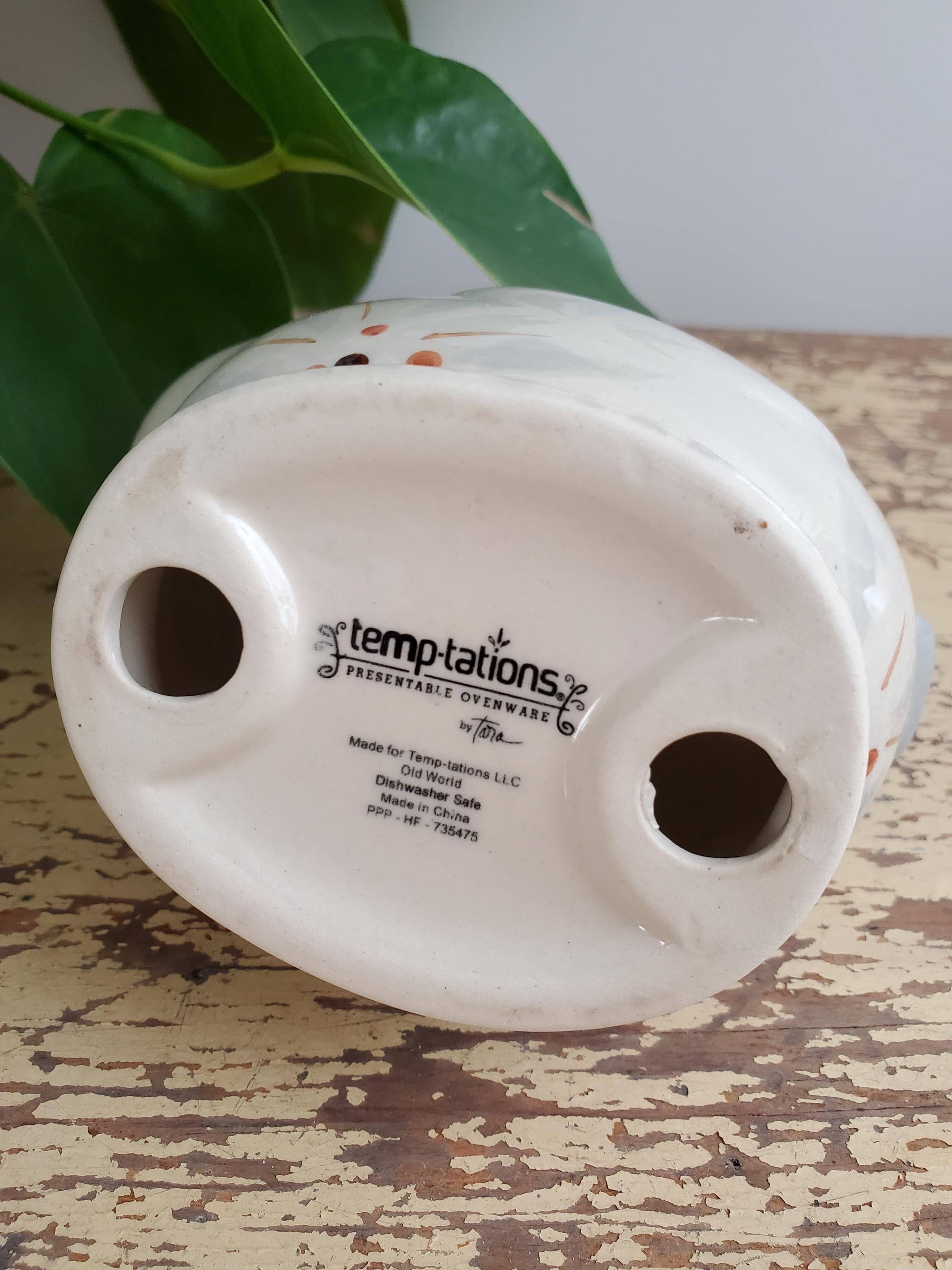 Temptations by Tara Old Chicken Ceramic Measuring Set Measuring Spoons ...