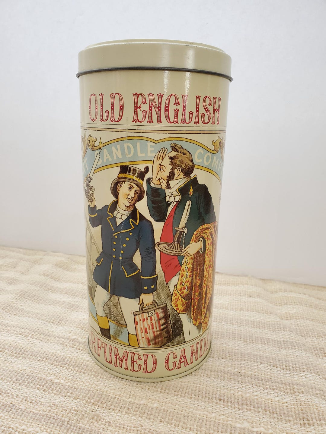 Vintage Old English Perfumed Candles Empty Tin Box England - Etsy