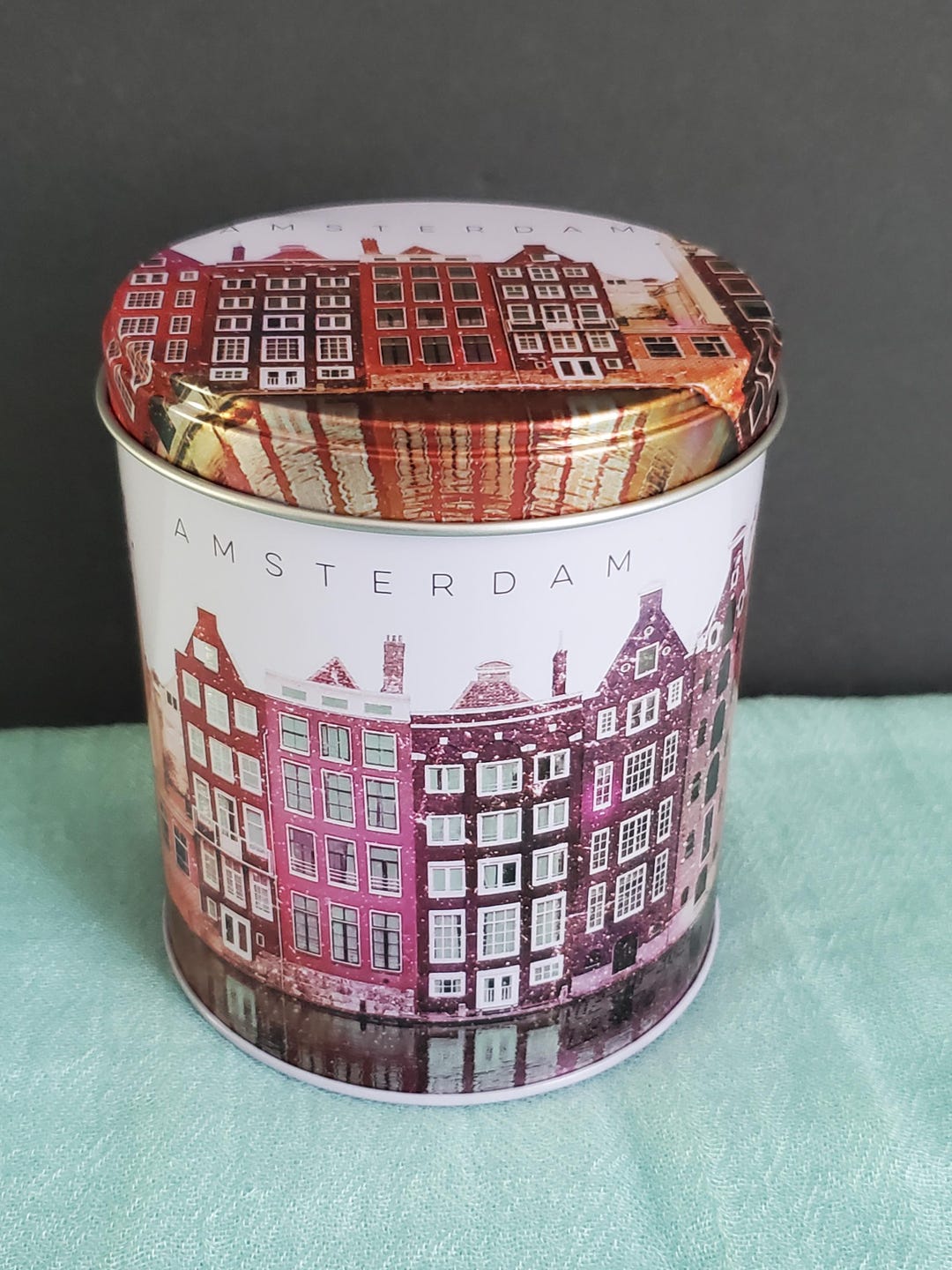 Amsterdam Canal Houses Tin Canister Candy Empty Tin Storage Box - Etsy