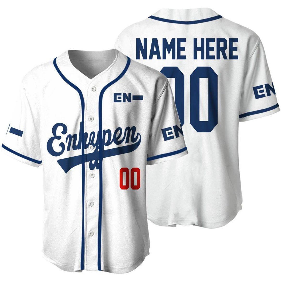 Blvckstyle Enhypen Custom Baseball Jersey, Custom Name Number Member ...