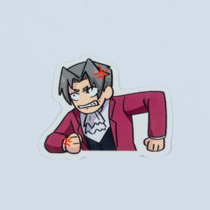 Ace Attorney Trilogy Sprite Reusable Vinyl Stickers - Etsy