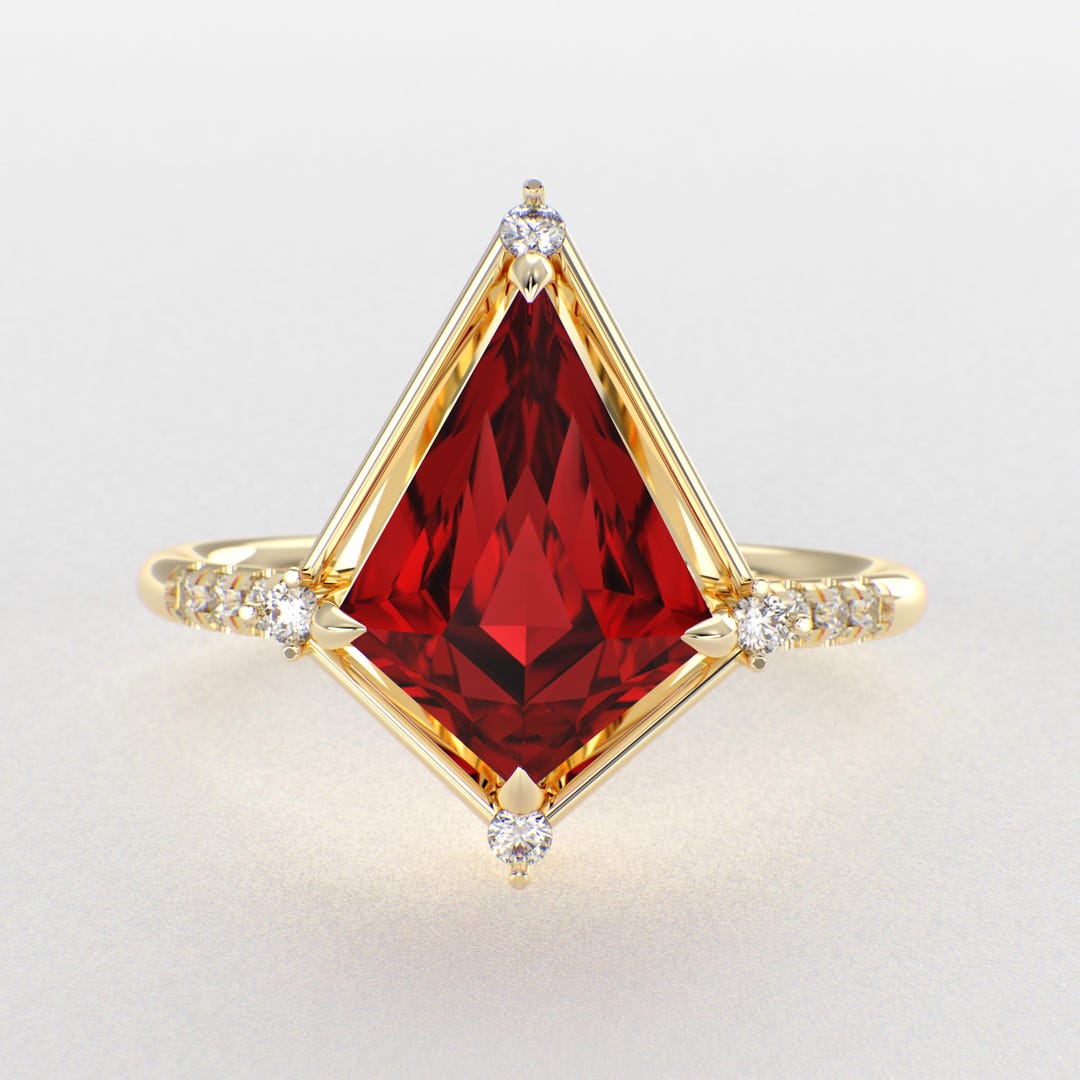 Kite-cut Ruby Diamonds: Redefining Jewelry Trendsin2025 - Etsy
