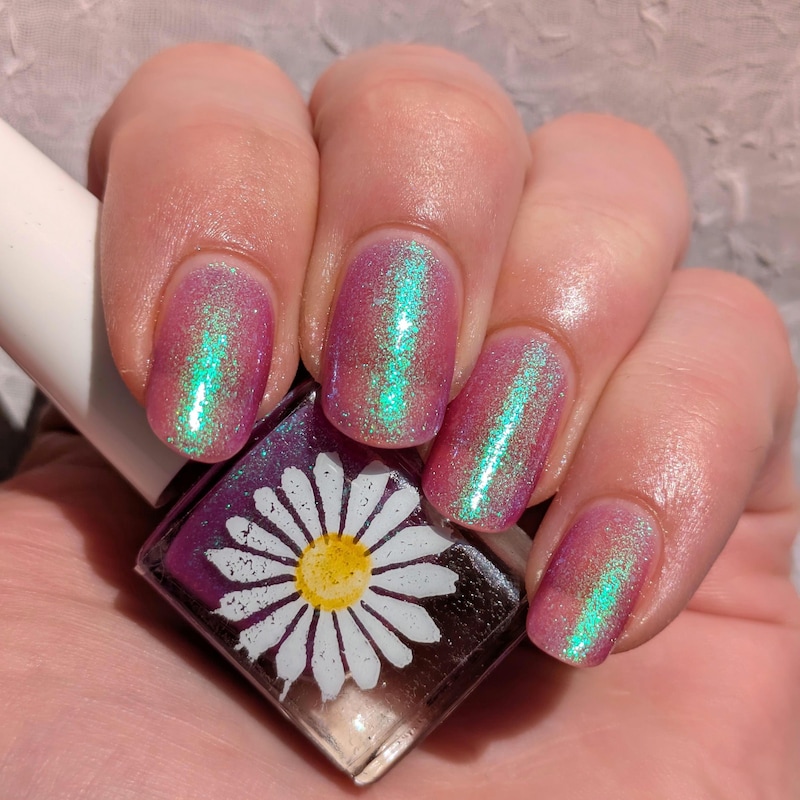 Pink Jelly Flake Polish - Etsy