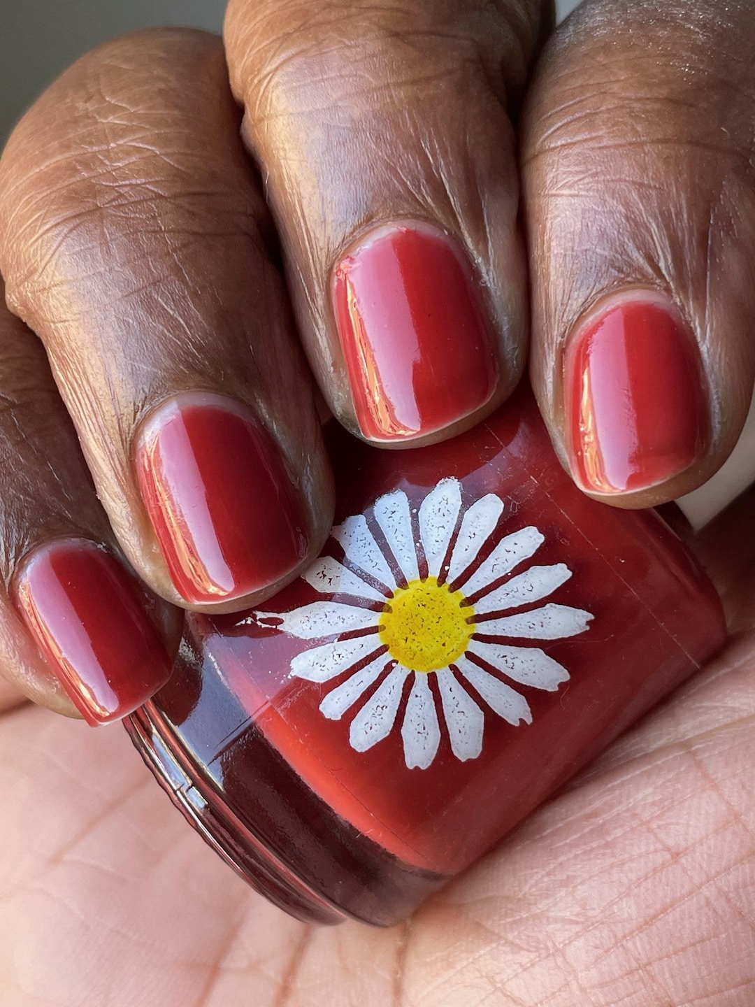 Primrose, 15ml 21-free Indie Nail Polish, Rusty Rose Red Polish - Etsy