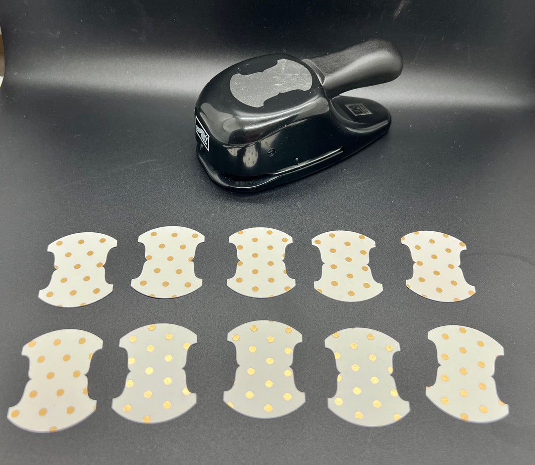 Cream and Gold Tab Die Cuts Made With Original Stampin’ up Punch ...