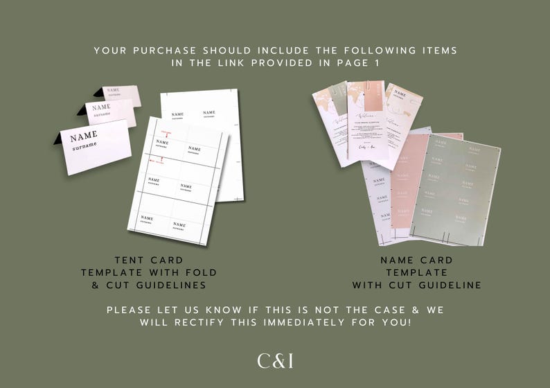 Editable Name Tent Card Sign Personalised Modern Event Wedding Party ...