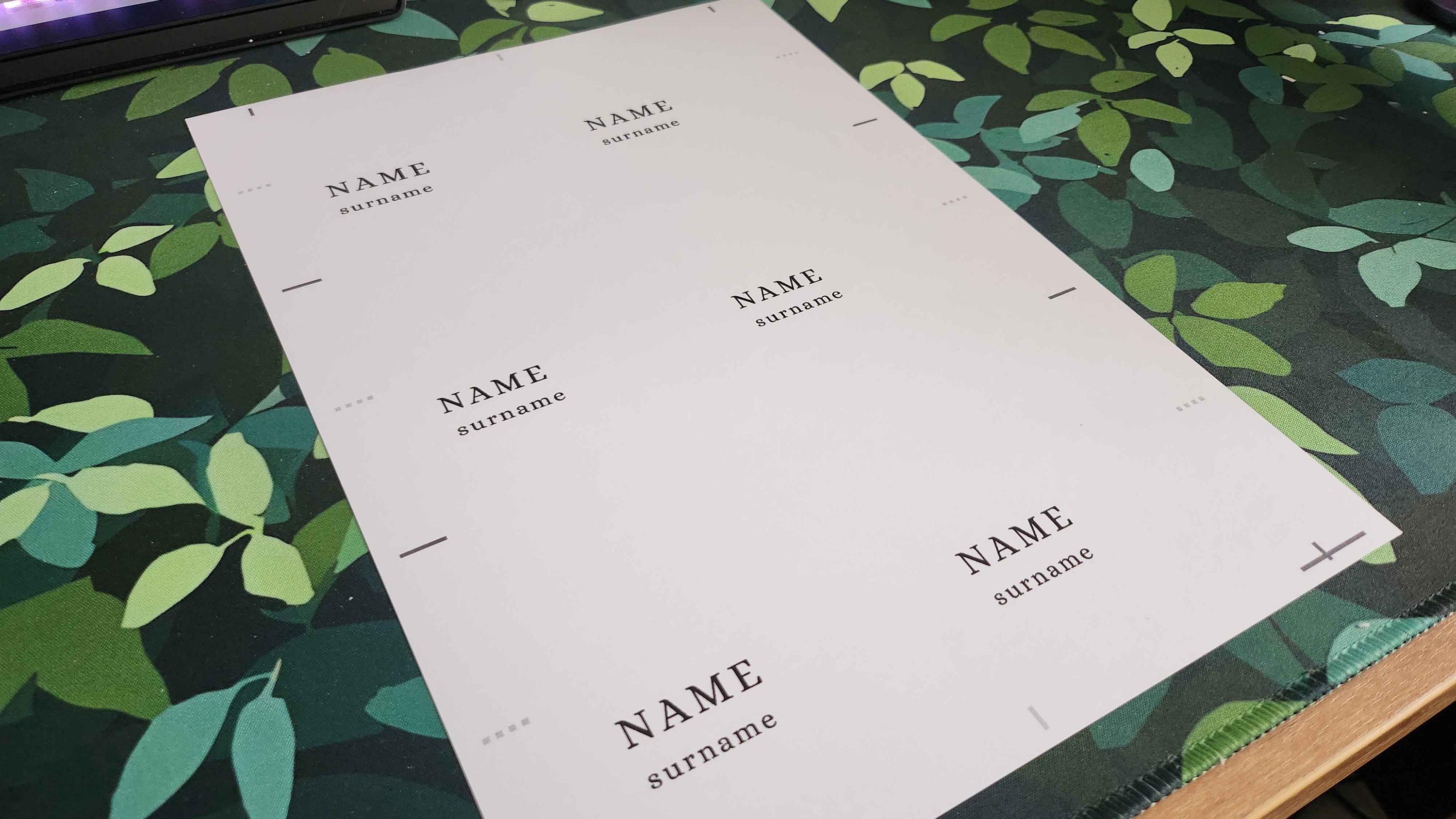 Editable Name Tent Card Sign Personalised Modern Event Wedding Party ...